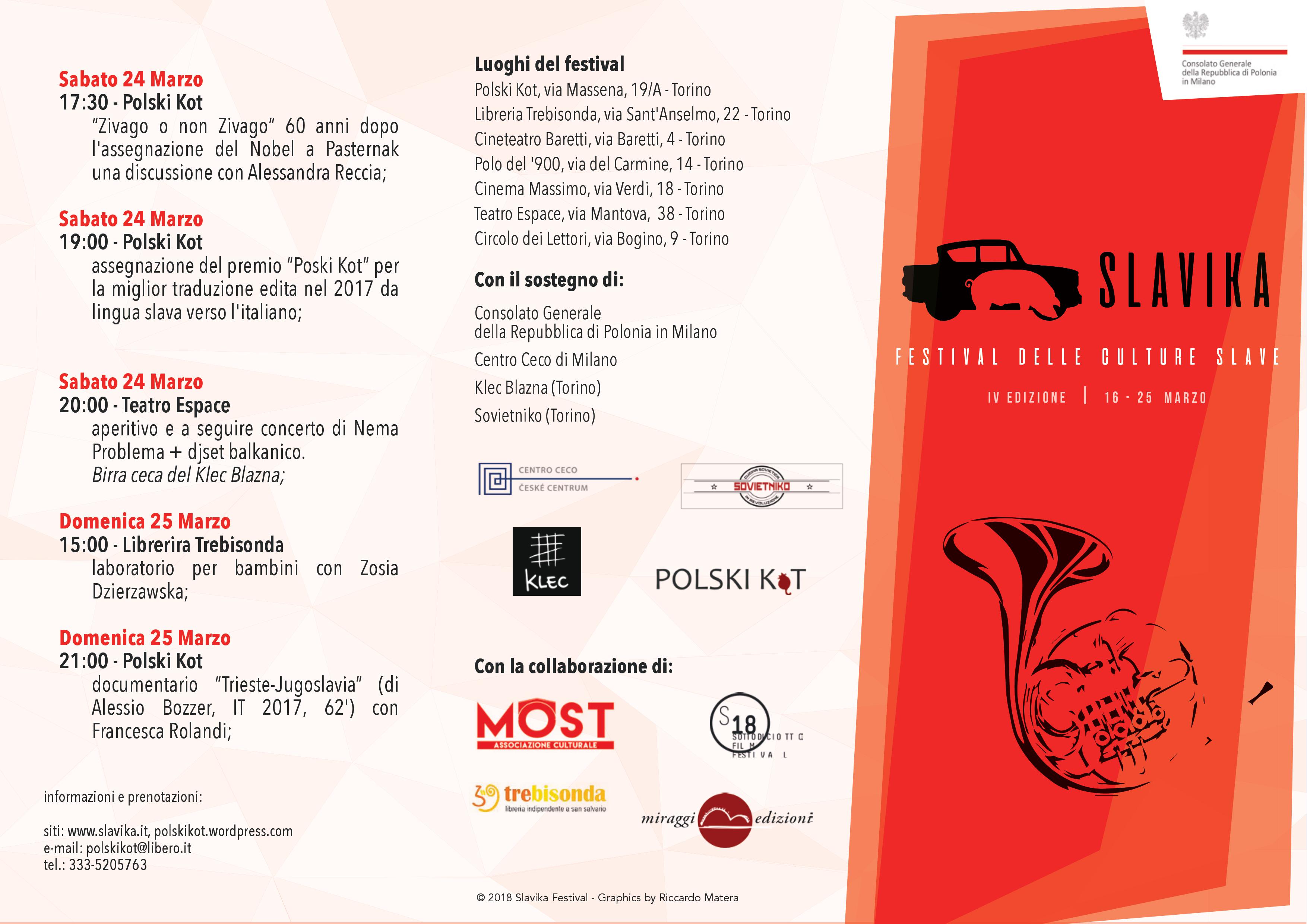 Festiwal kultur słowiańskich "Slavika" w Turynie. Prezentacja książki G ...