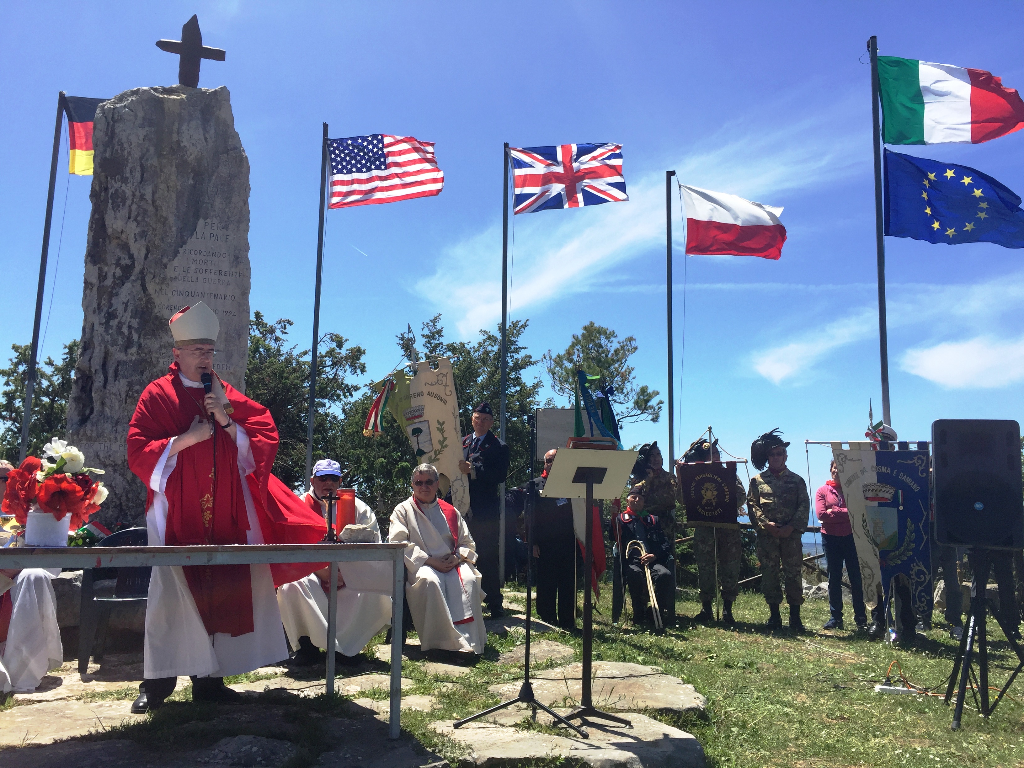 74. rocznica przełamania Linii Gustawa: uroczystości w Coreno Ausonio ...