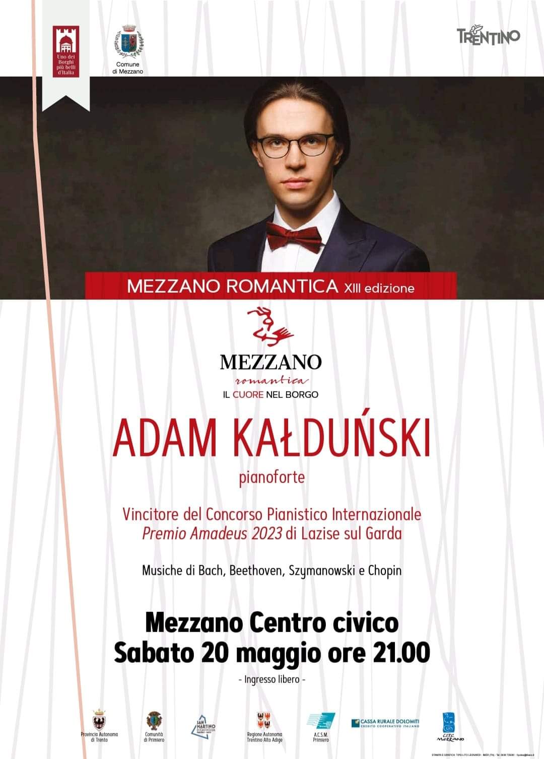 Festival Mezzano Romantica 2023 i występ Adama Kałduńskiego - Polacy we ...